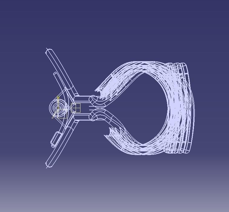 5 Inches Large Claw Clip Regular Curve 3D model 3D printable | CGTrader