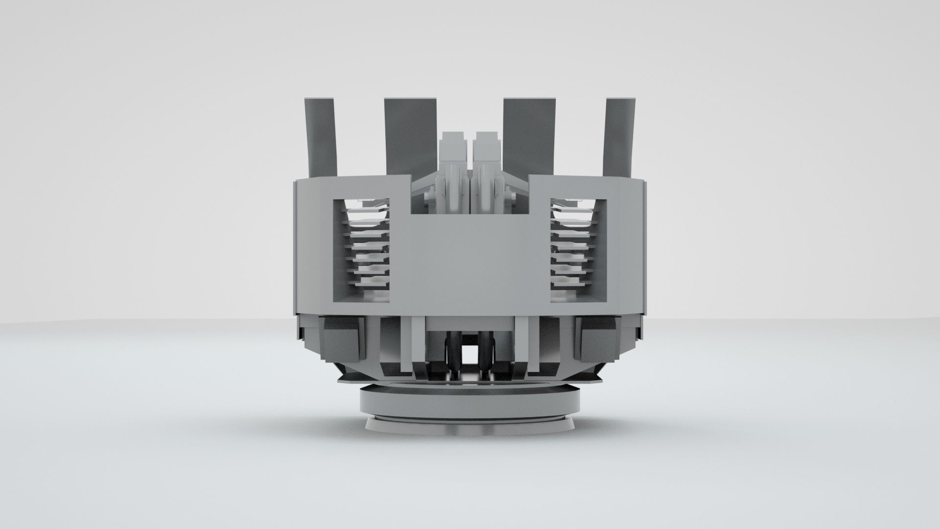 Bofors Twin 40mm 56 OQF Mark V Mark XI 3D model rigged | CGTrader