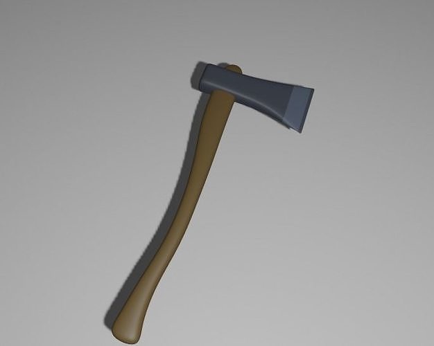 3D model iron axe VR / AR / low-poly | CGTrader
