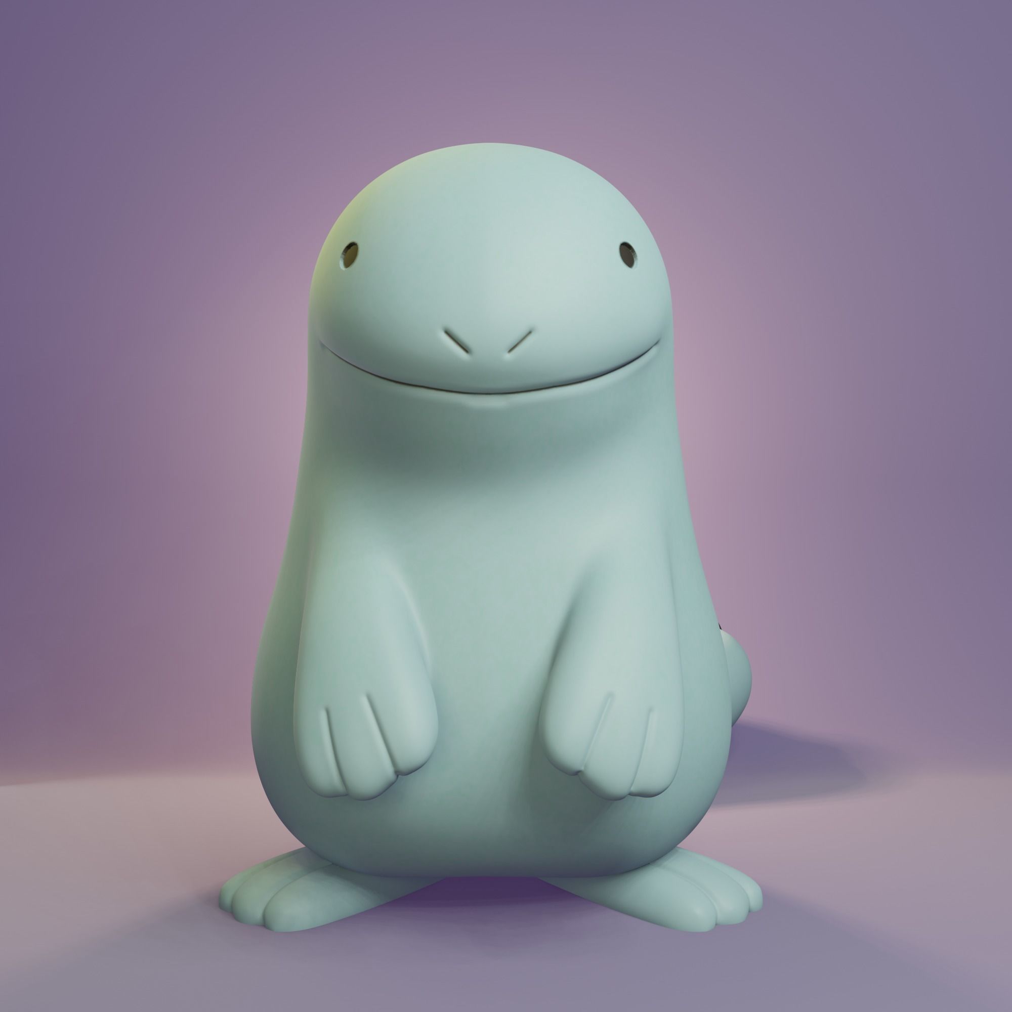 Pokemon - Quagsire 3D model 3D printable | CGTrader