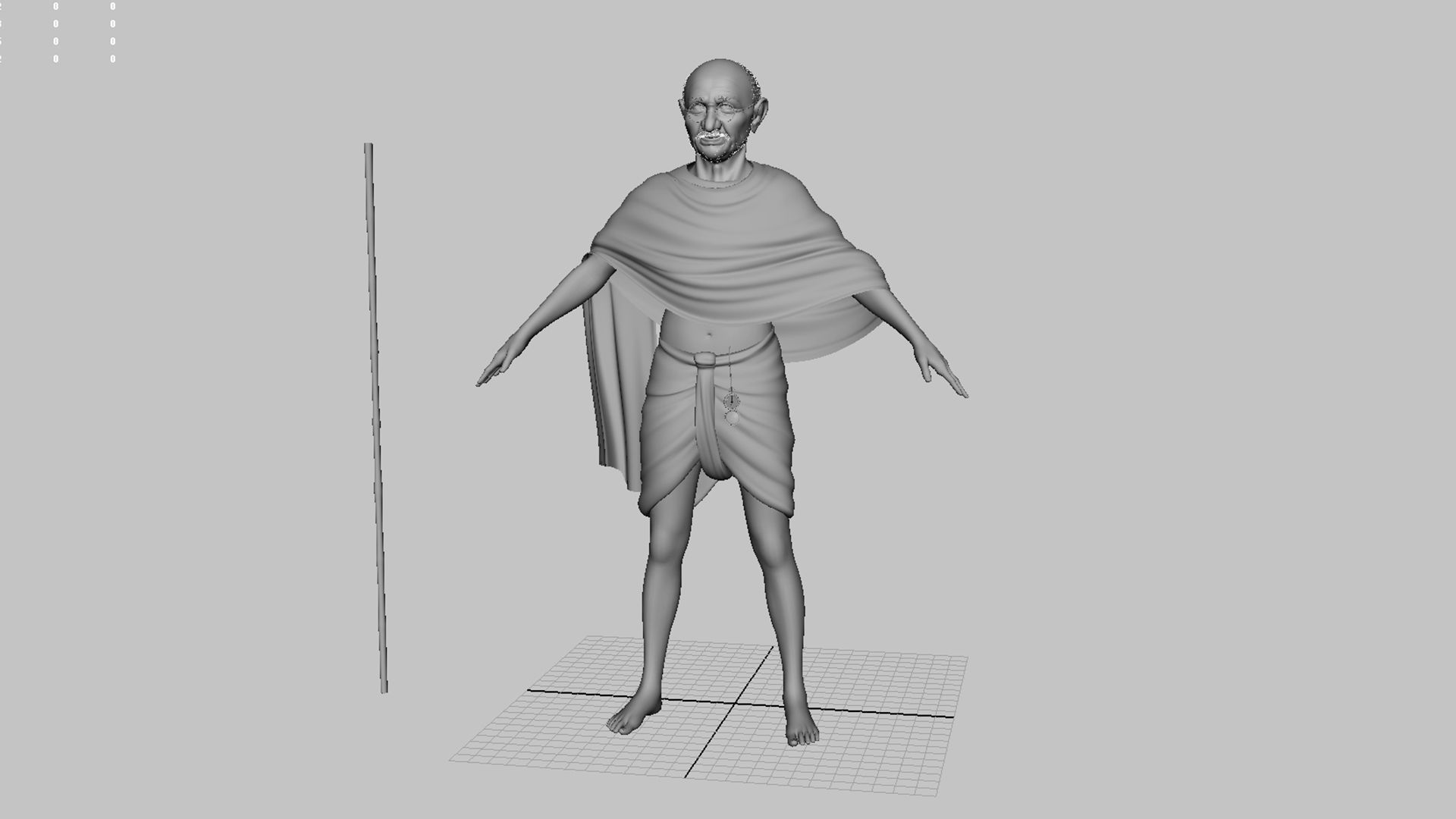 mahatma gandhi 3D model | CGTrader