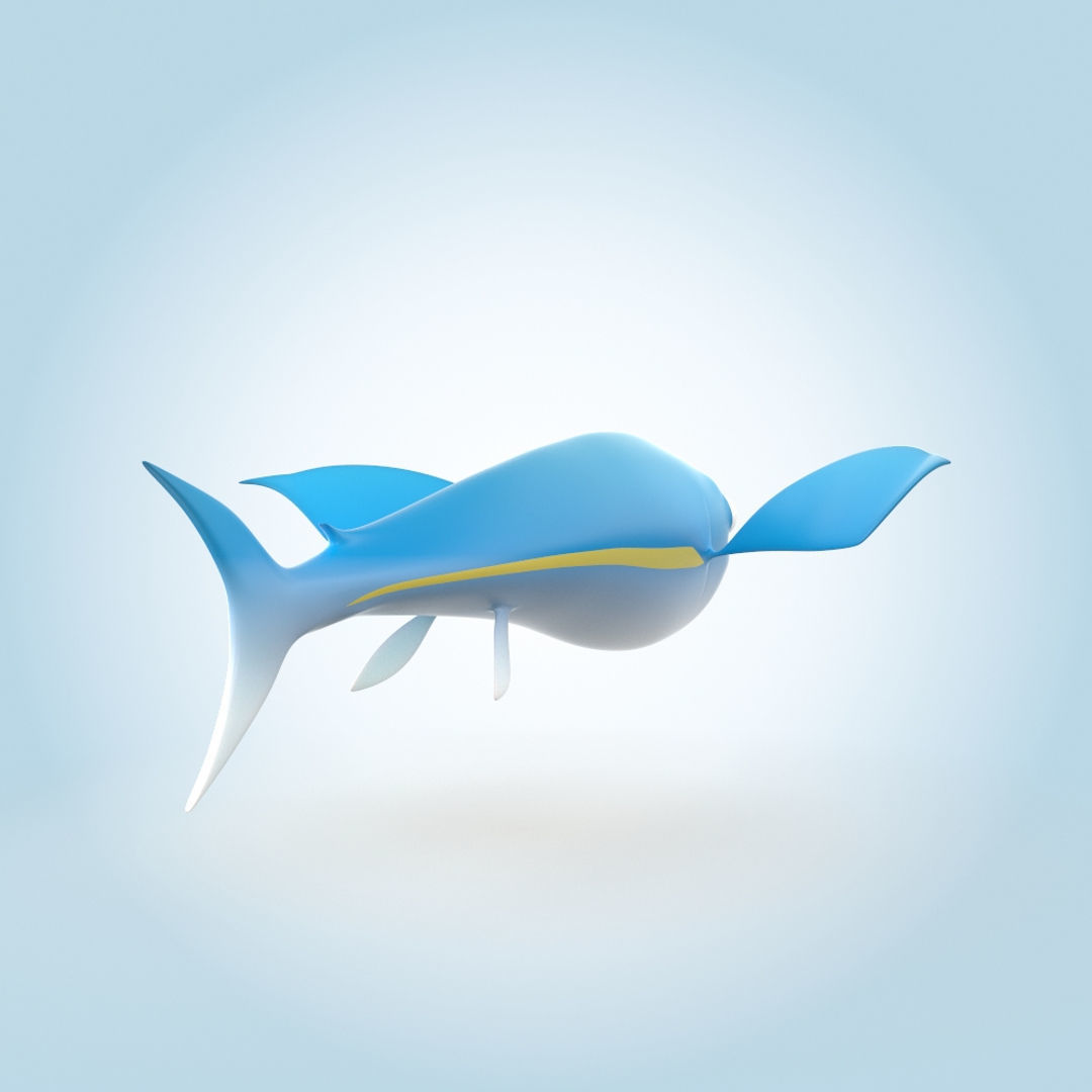 Flying fish 3D model | CGTrader