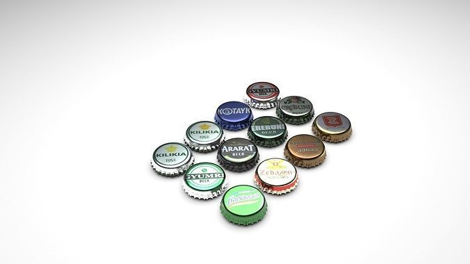 Bottle Caps 3D model | CGTrader