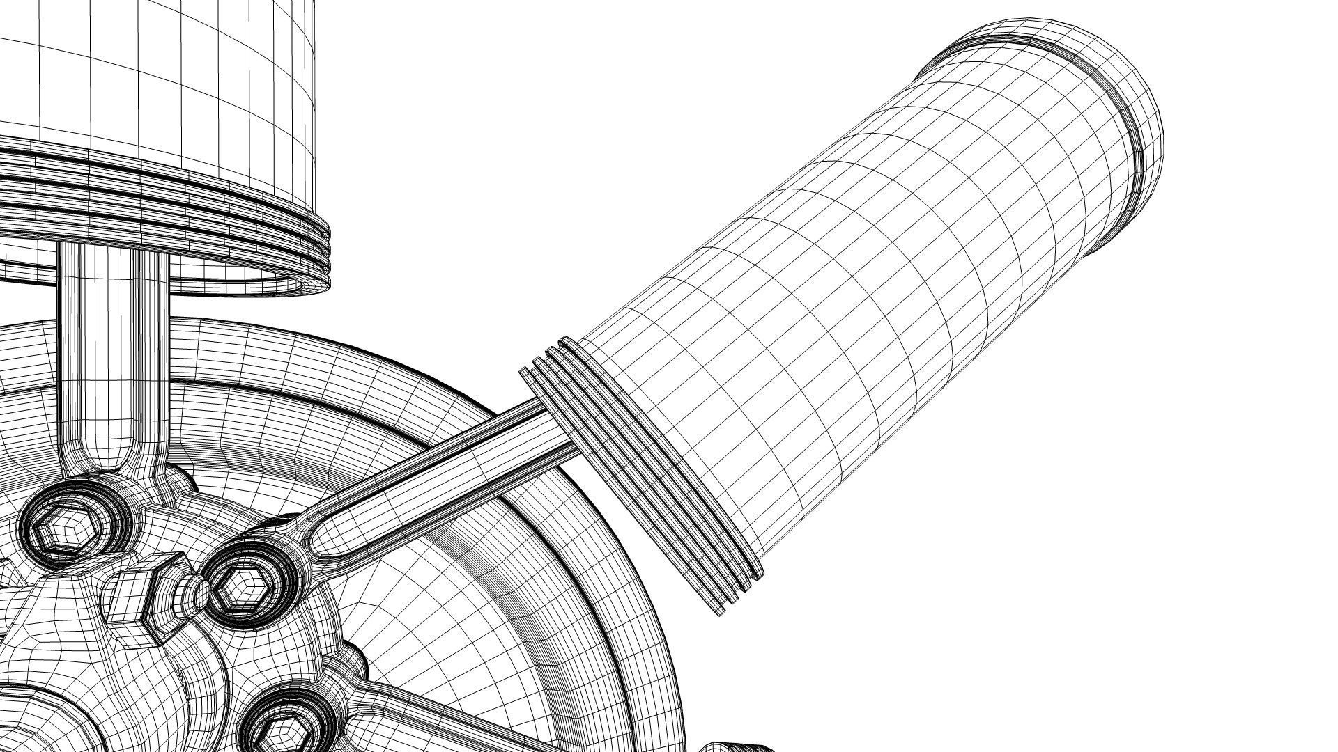 AirCraft Engine 3D model animated rigged | CGTrader