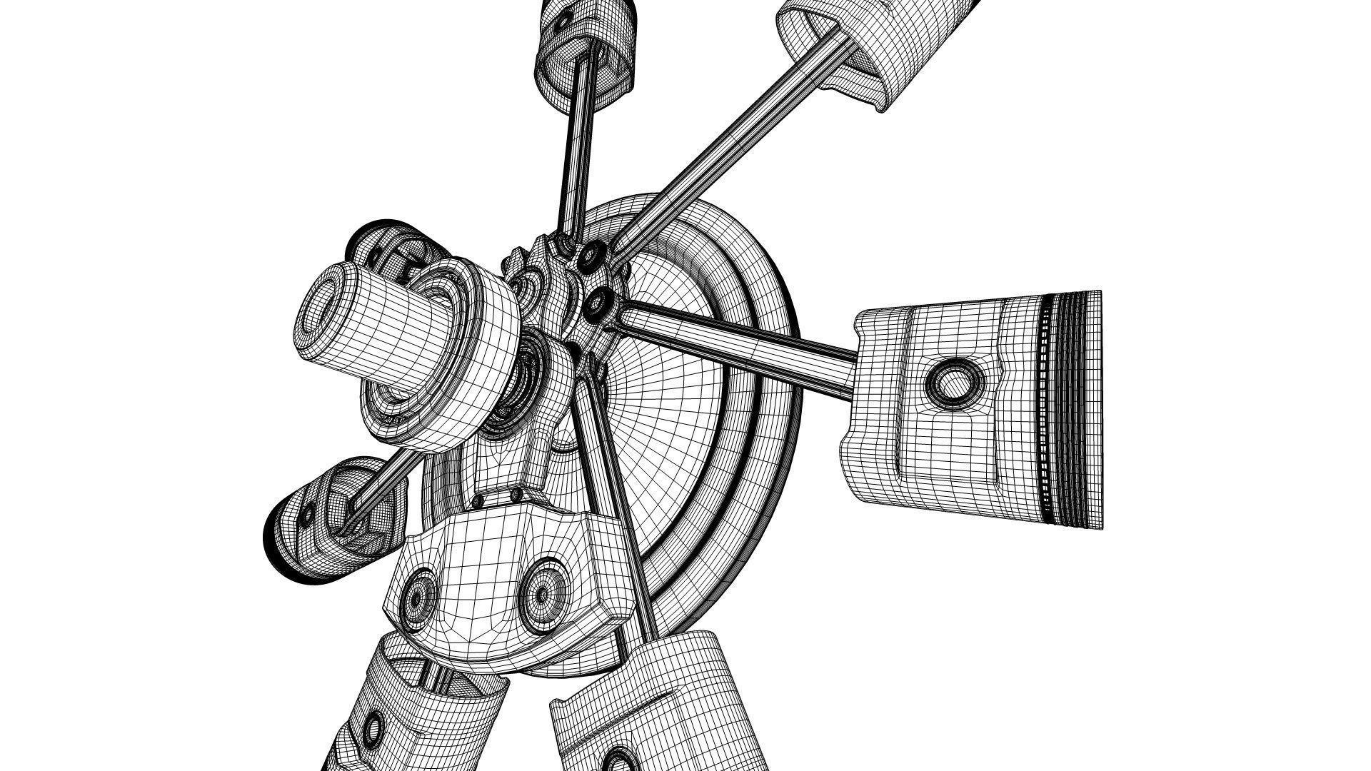 AirCraft Engine 3D model animated rigged | CGTrader