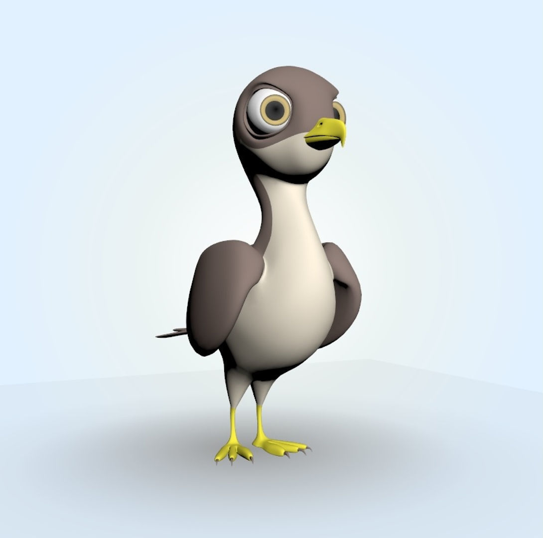 Falcon 3D model | CGTrader