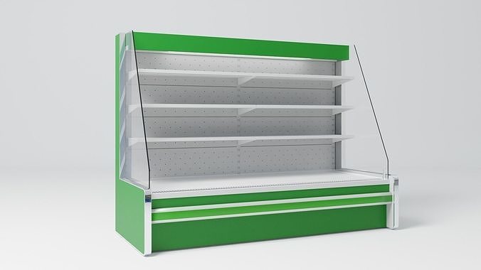Store fridge free 3D model | CGTrader