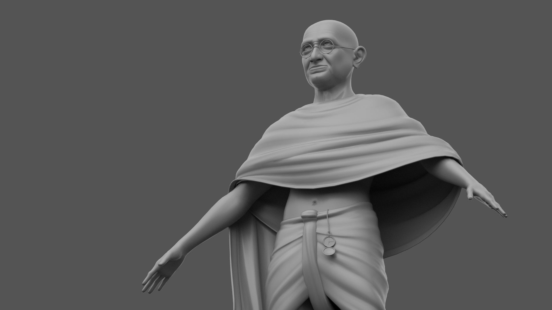 mahatma gandhi 3D model | CGTrader