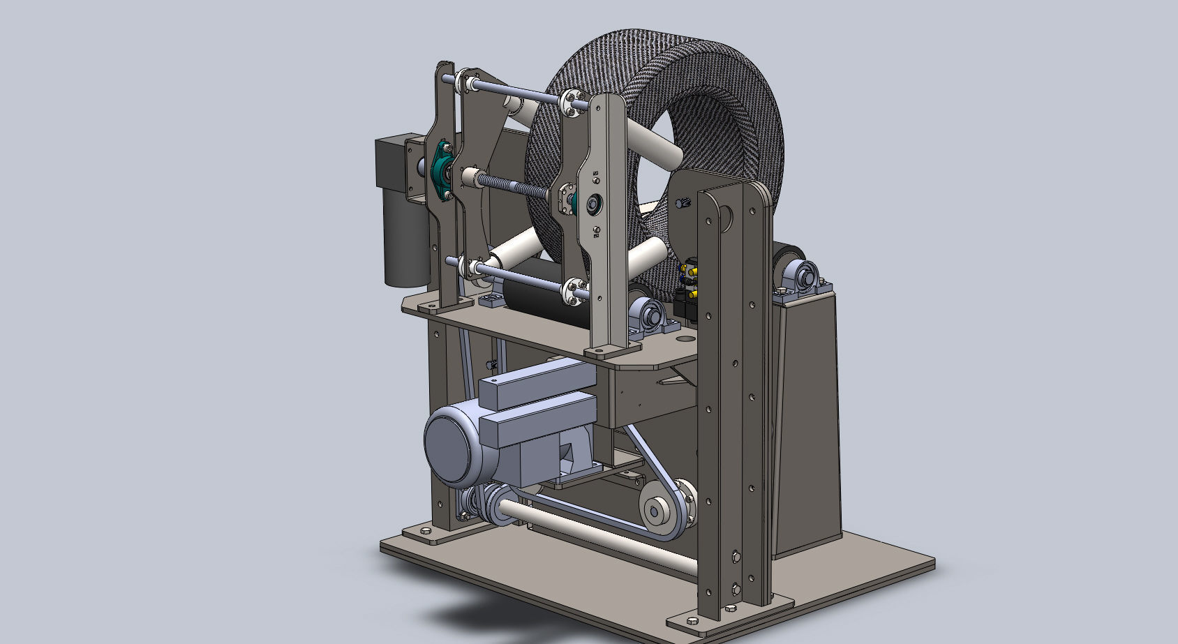 Tire wrapping machine 3D model | CGTrader