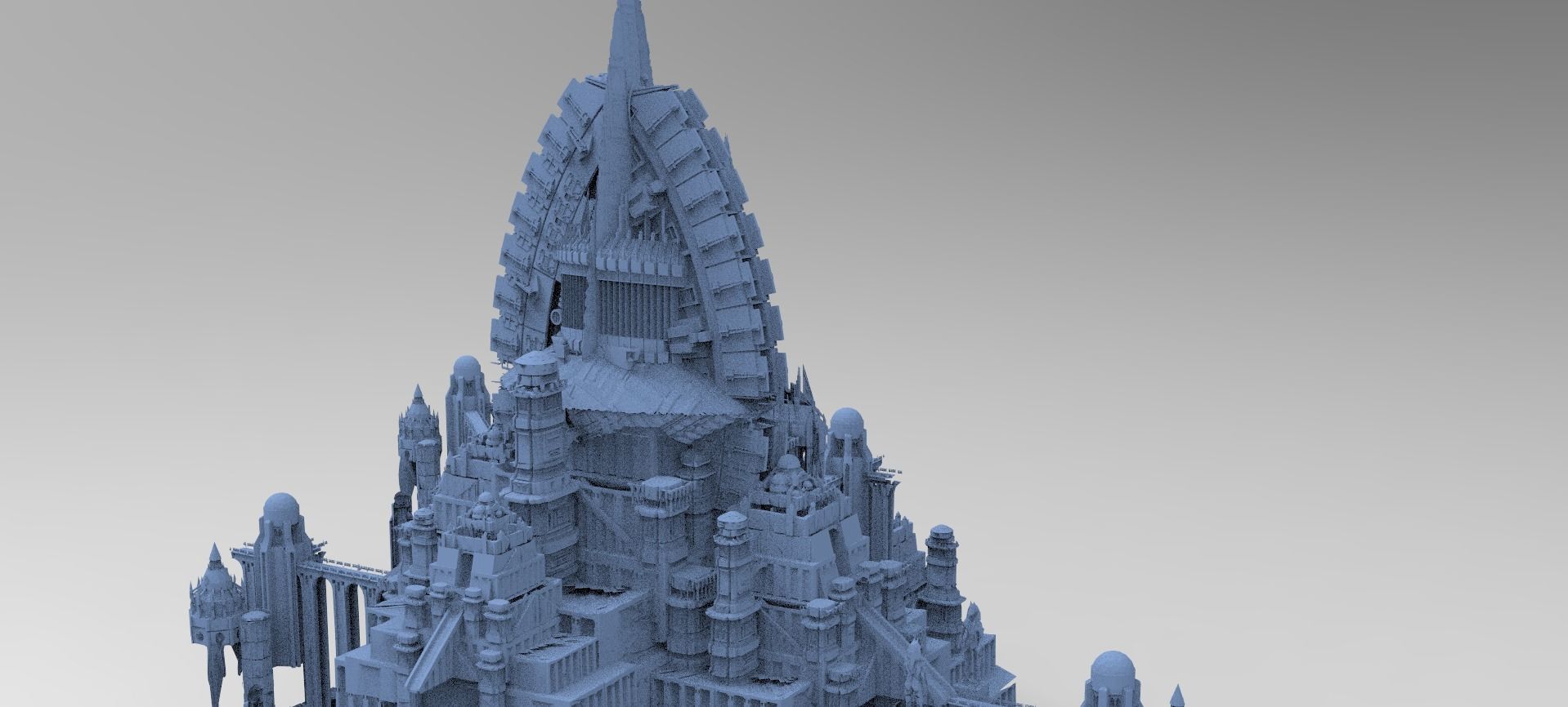 Wizards Master Fortress Towers 2 3D model | CGTrader