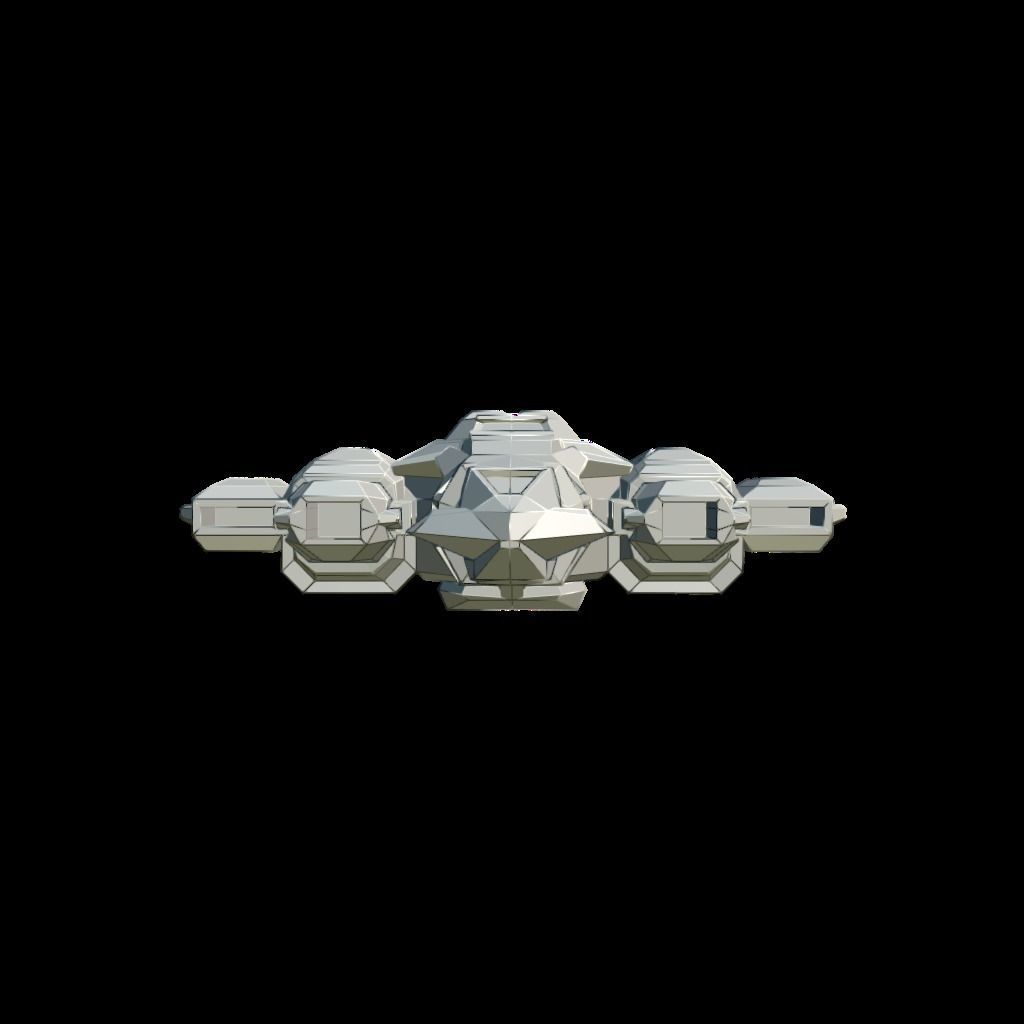Low poly spaceship free VR / AR / low-poly 3D model | CGTrader