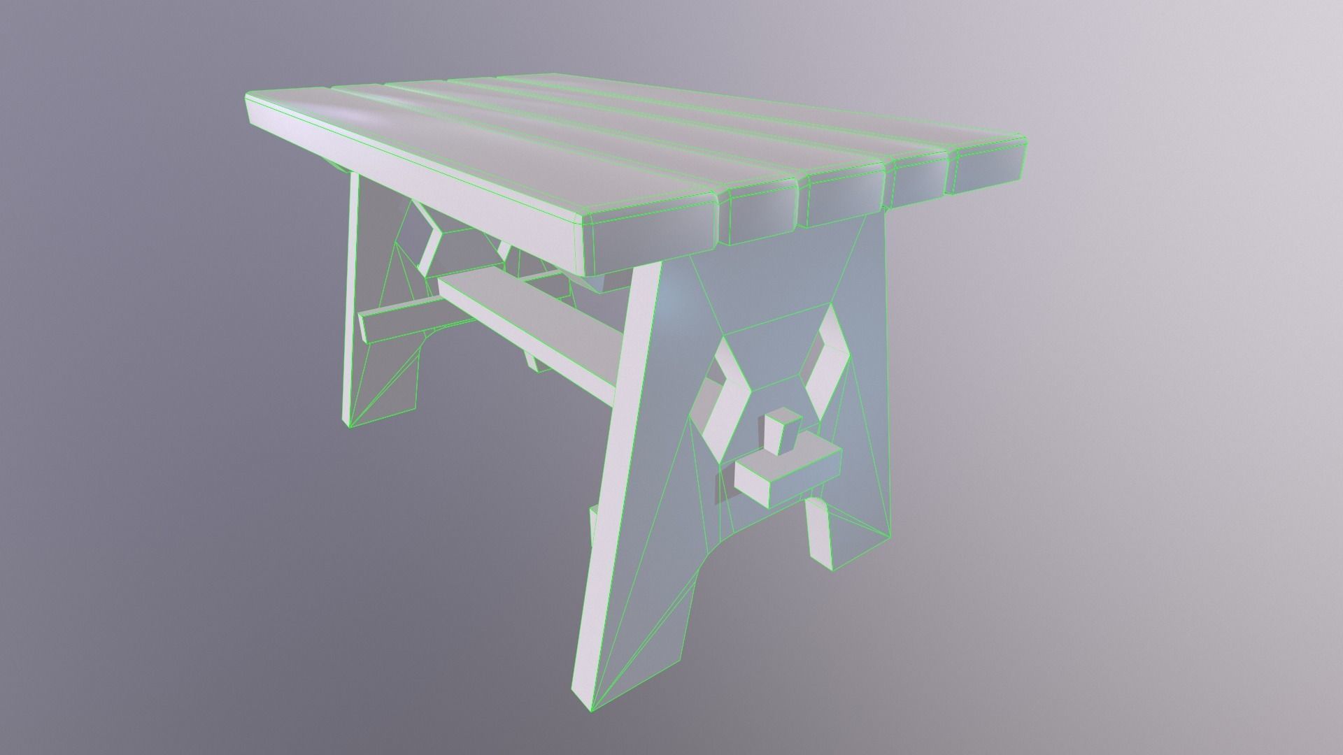3D model Stylized medieval table VR / AR / low-poly | CGTrader