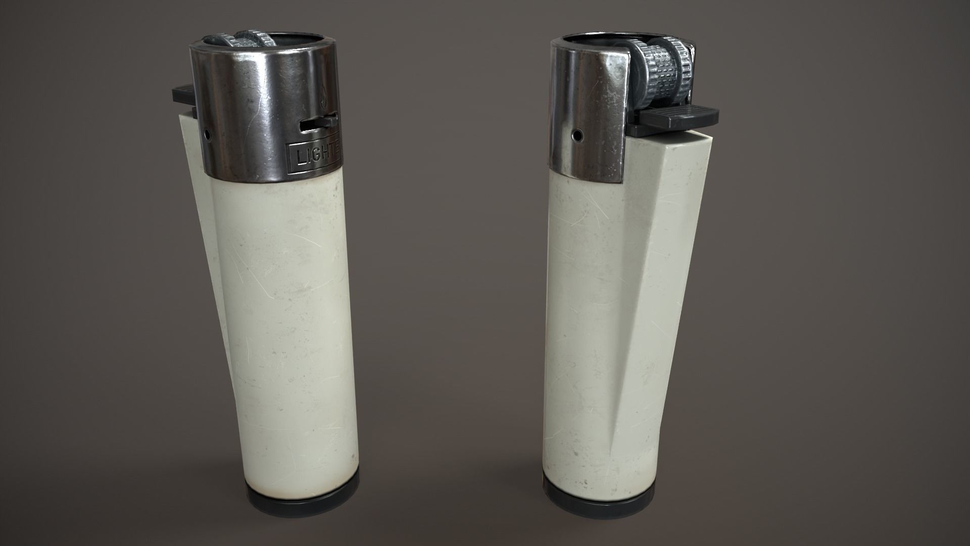 3D model Lighter White VR / AR / low-poly | CGTrader