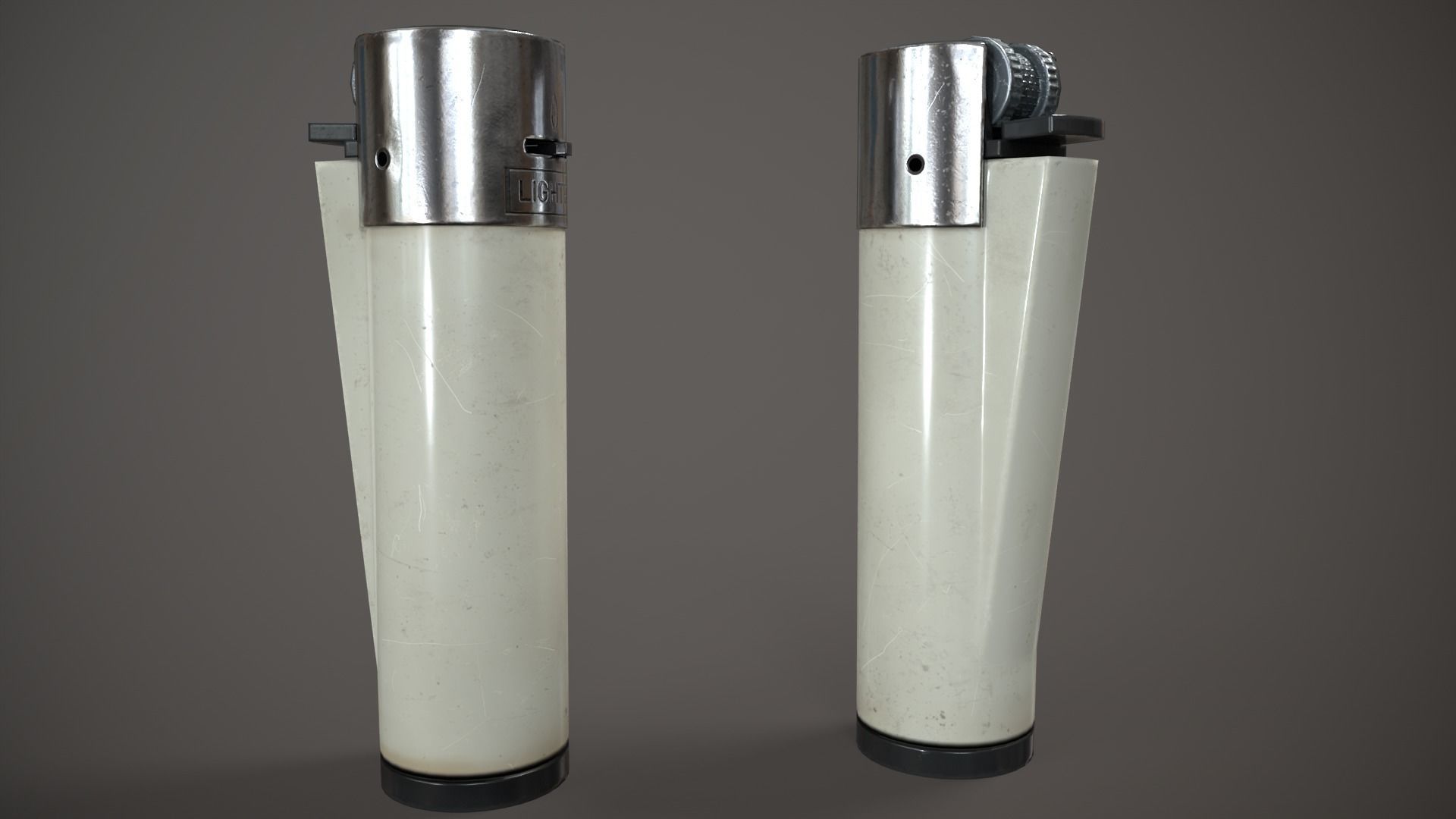 3D model Lighter White VR / AR / low-poly | CGTrader
