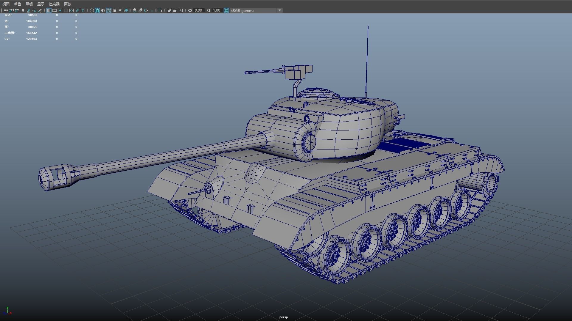 Tank M26 Pershing PBR Military World War Army vehicle weapon 3D model ...