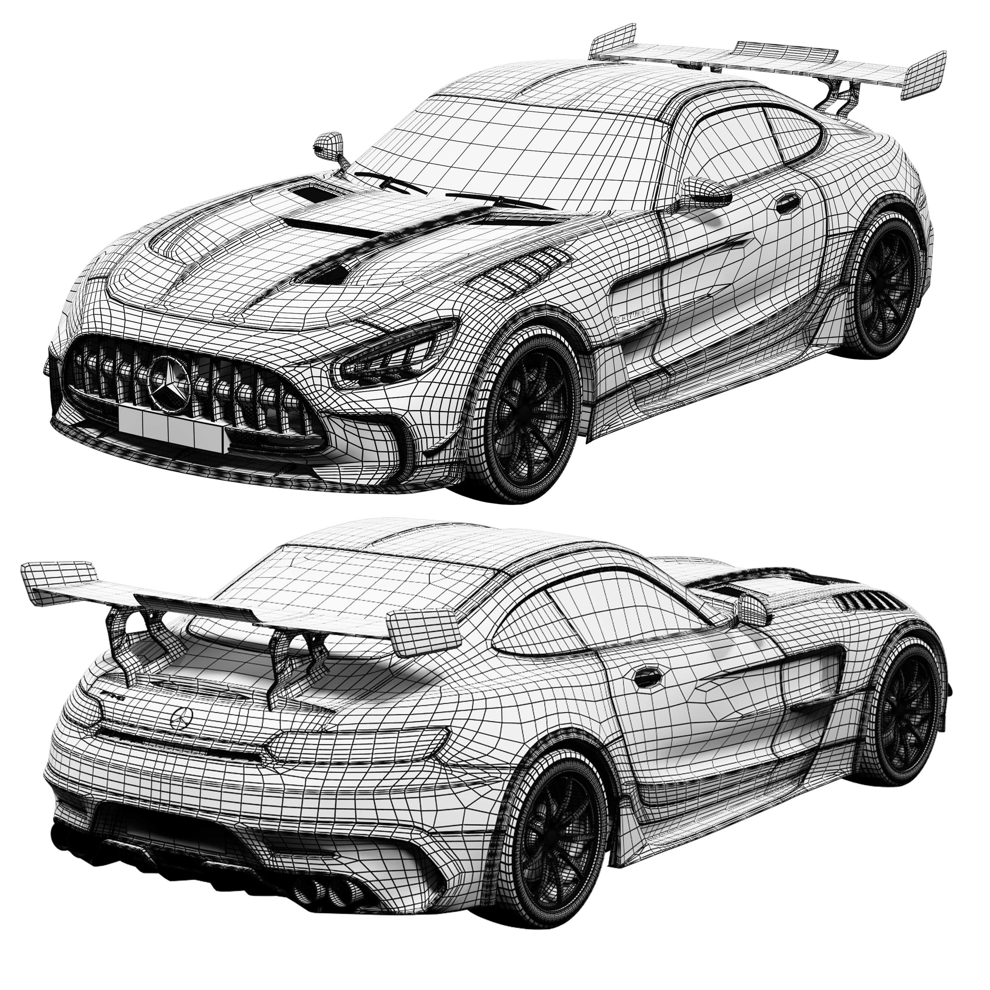 Mercedes Benz AMG GT 3D model | CGTrader