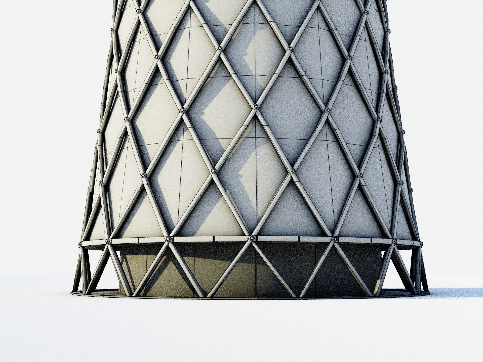 3D model tornado tower - doha Qatar VR / AR / low-poly | CGTrader