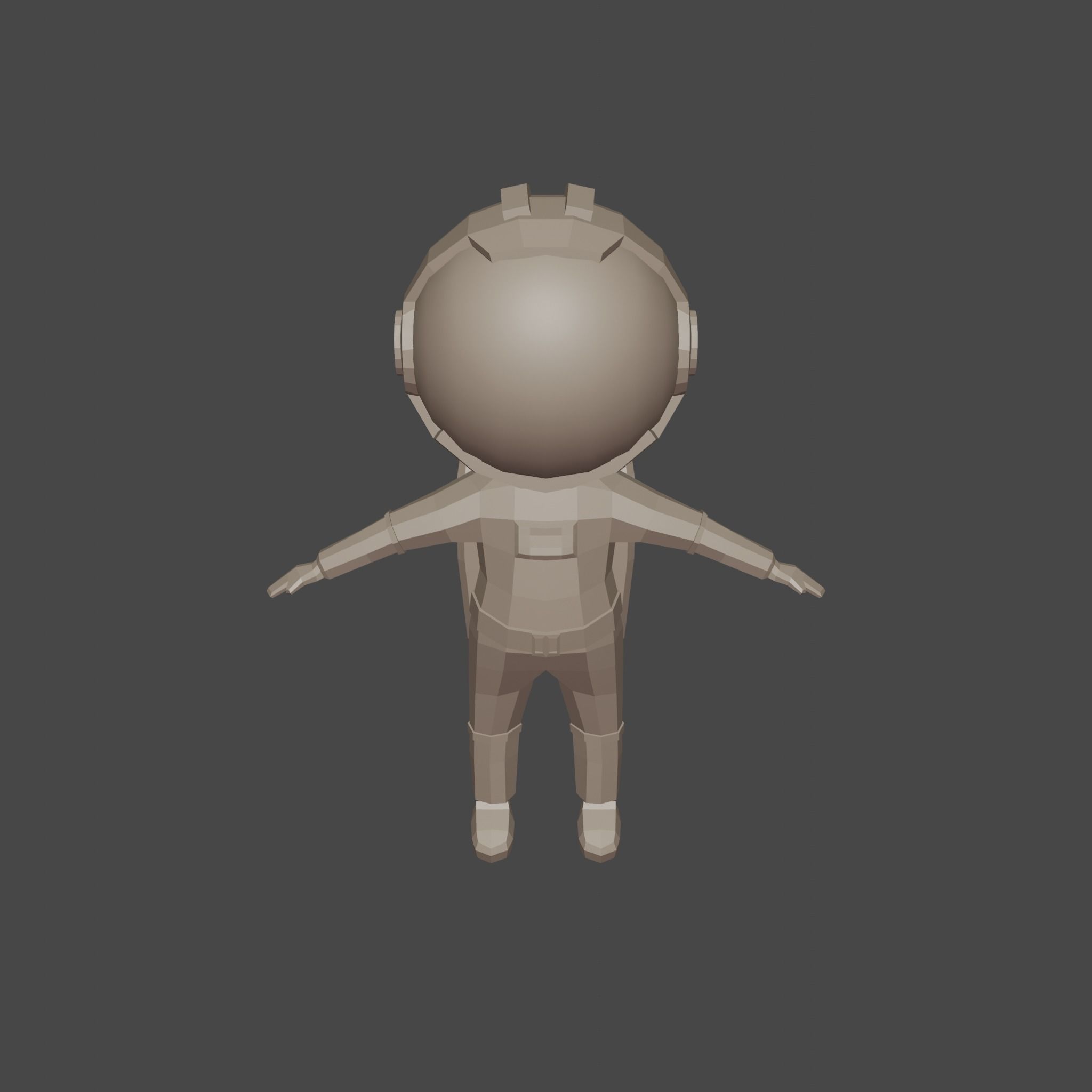 Low poly astronaut free VR / AR / low-poly 3D model rigged | CGTrader