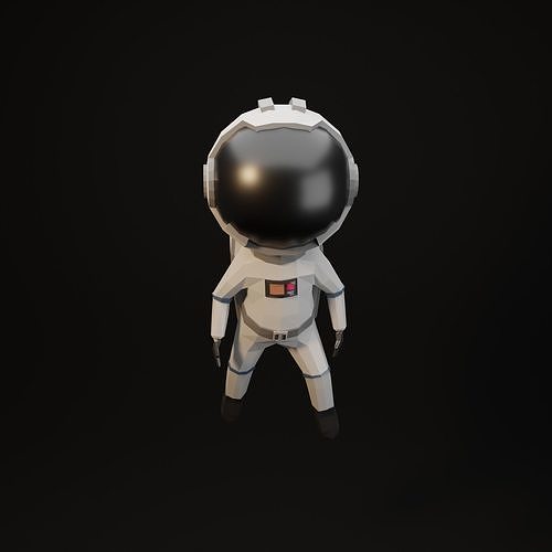 Low poly astronaut free VR / AR / low-poly 3D model rigged | CGTrader