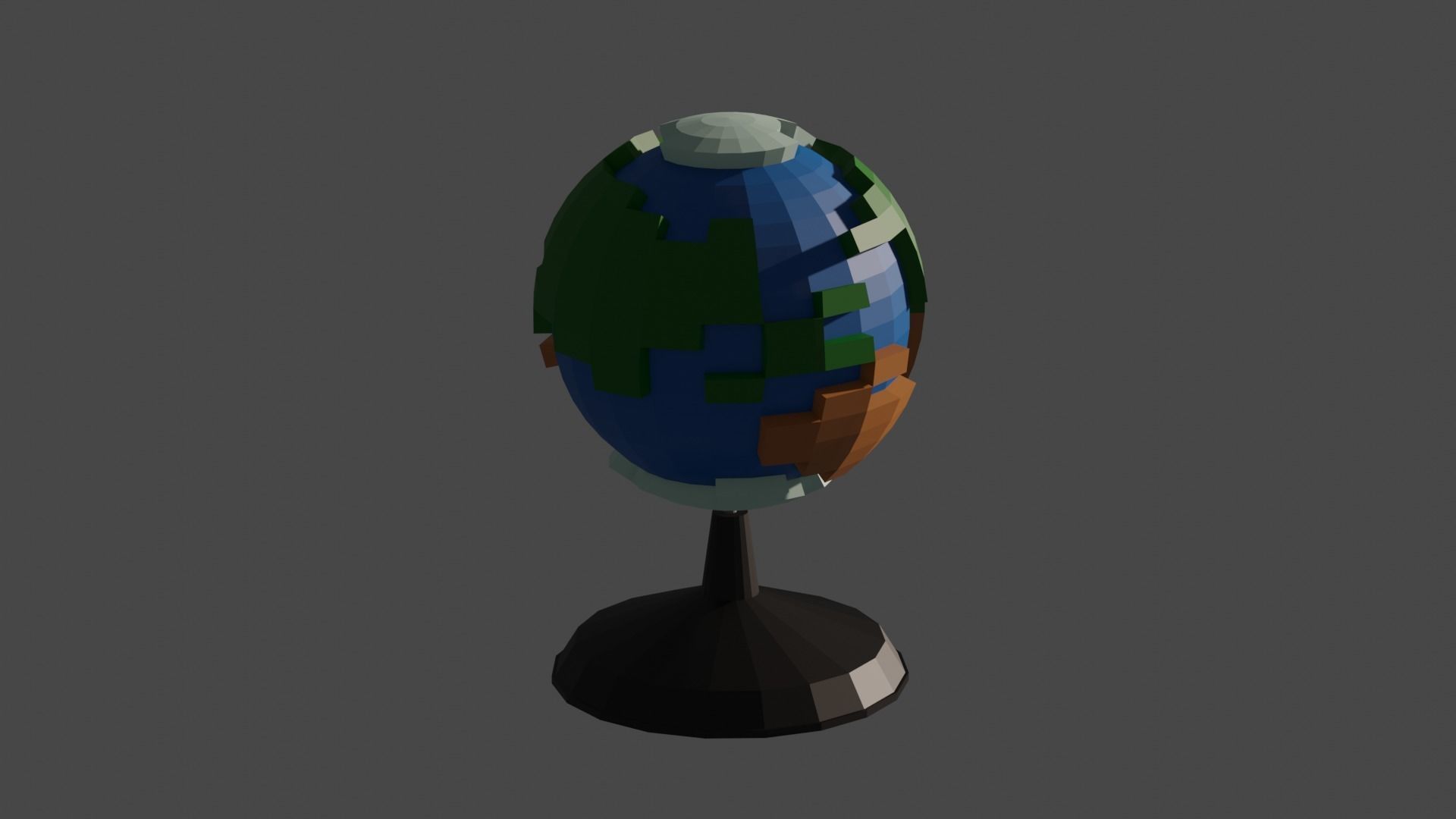 3D model Low-poly Earth Globe VR / AR / low-poly | CGTrader