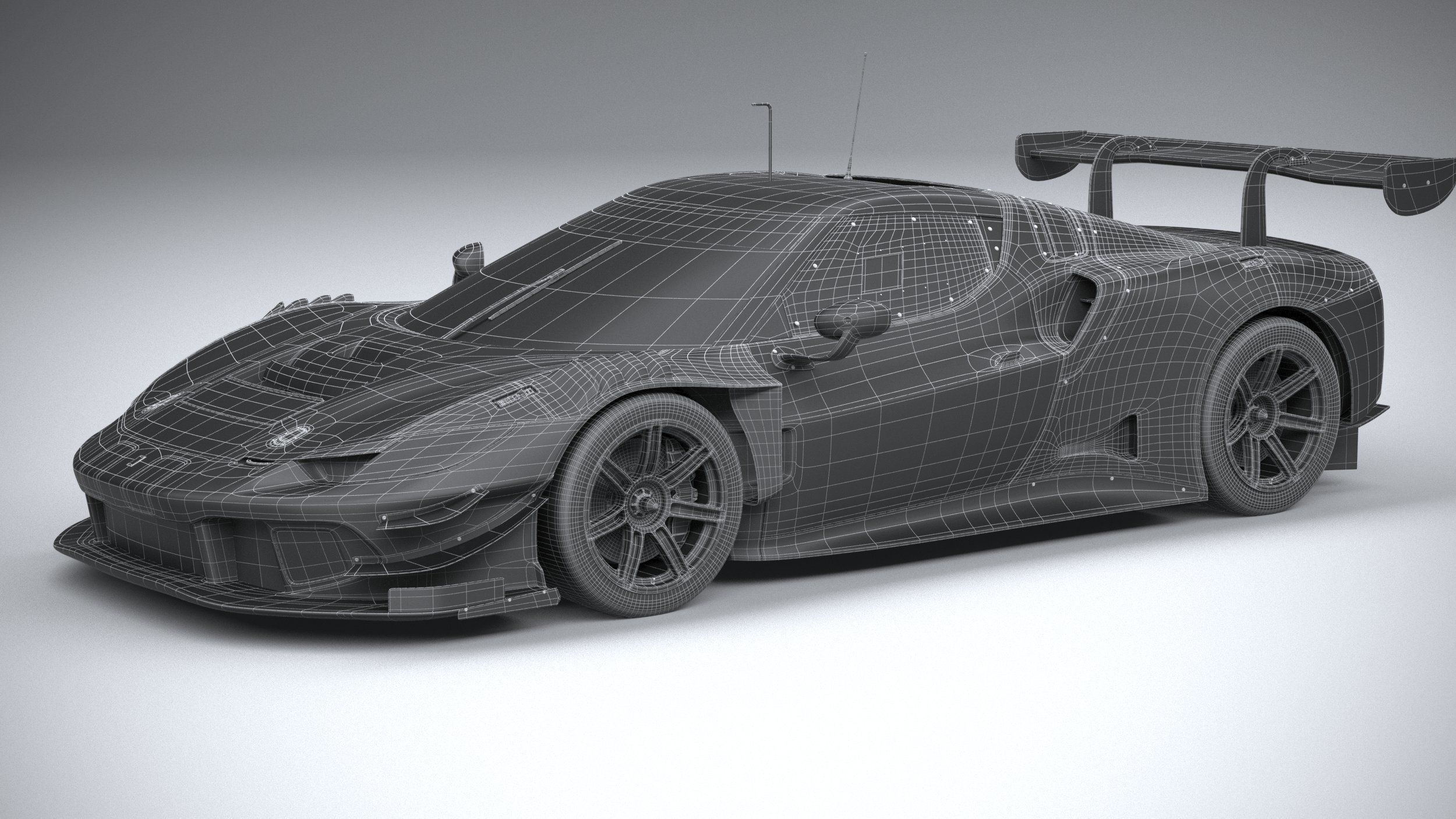 Ferrari 296 GT3 2023 3D model | CGTrader