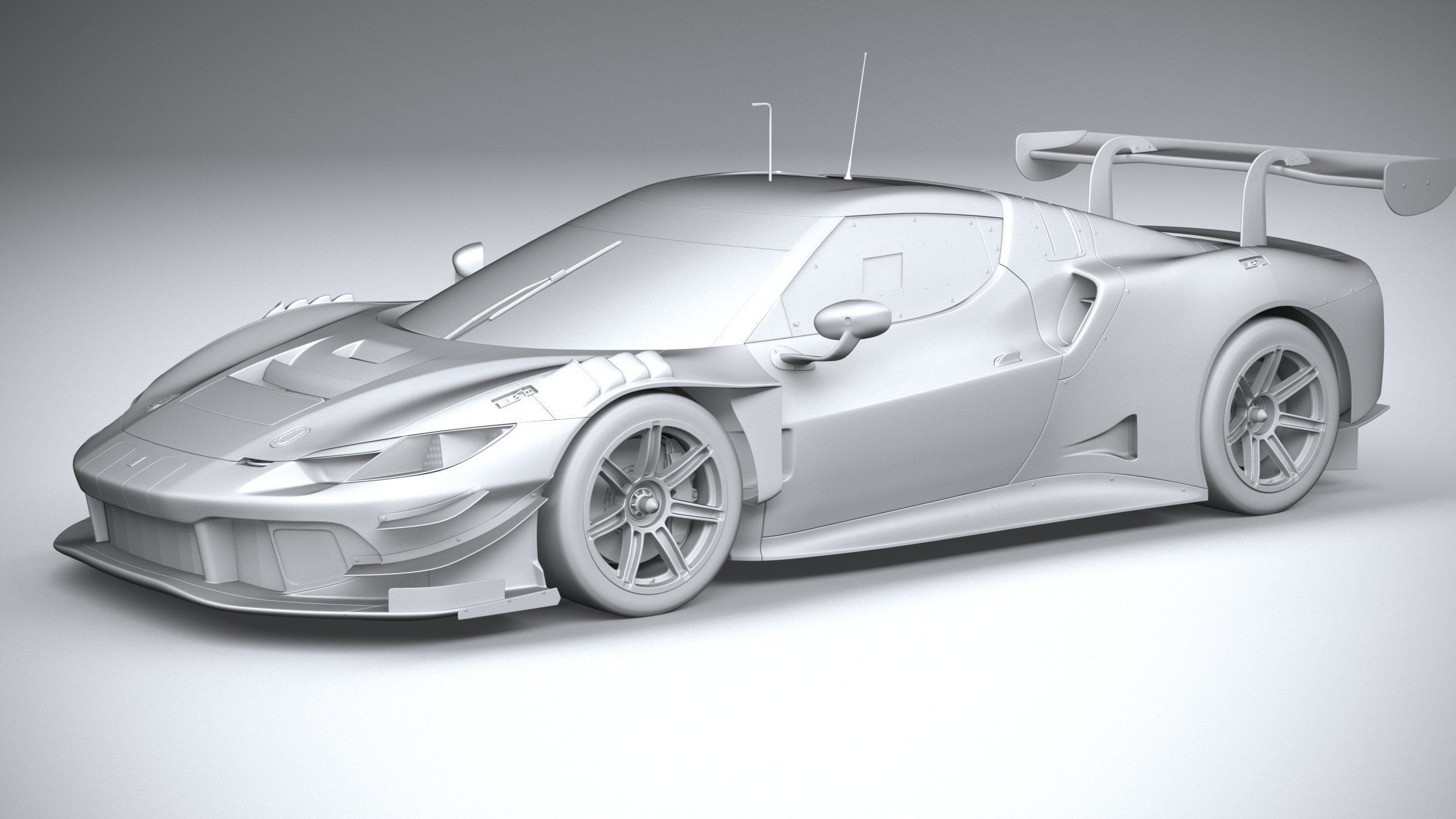 Ferrari 296 GT3 2023 3D model | CGTrader