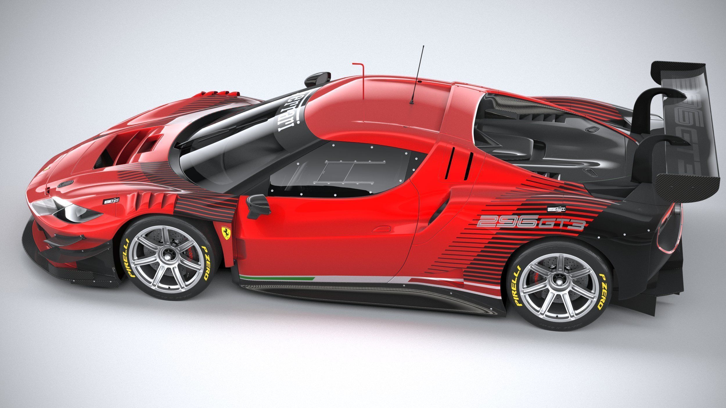 Ferrari 296 GT3 2023 3D model | CGTrader