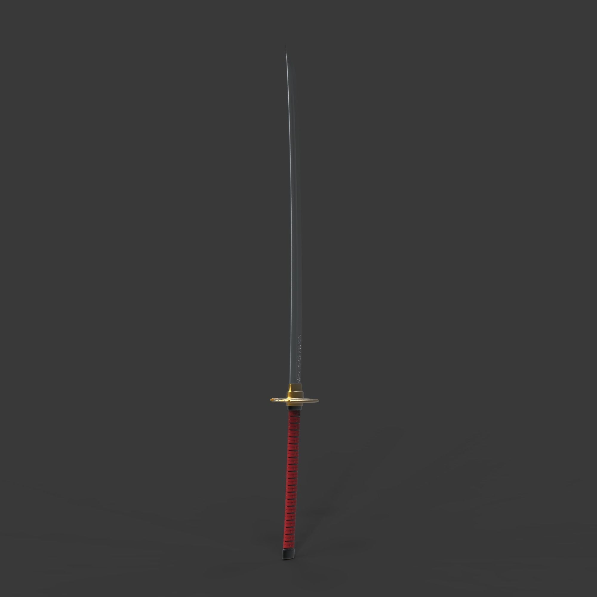 Shinigami Katana Sword - Japanese Samurai Sword 3D model 3D printable | CGTrader