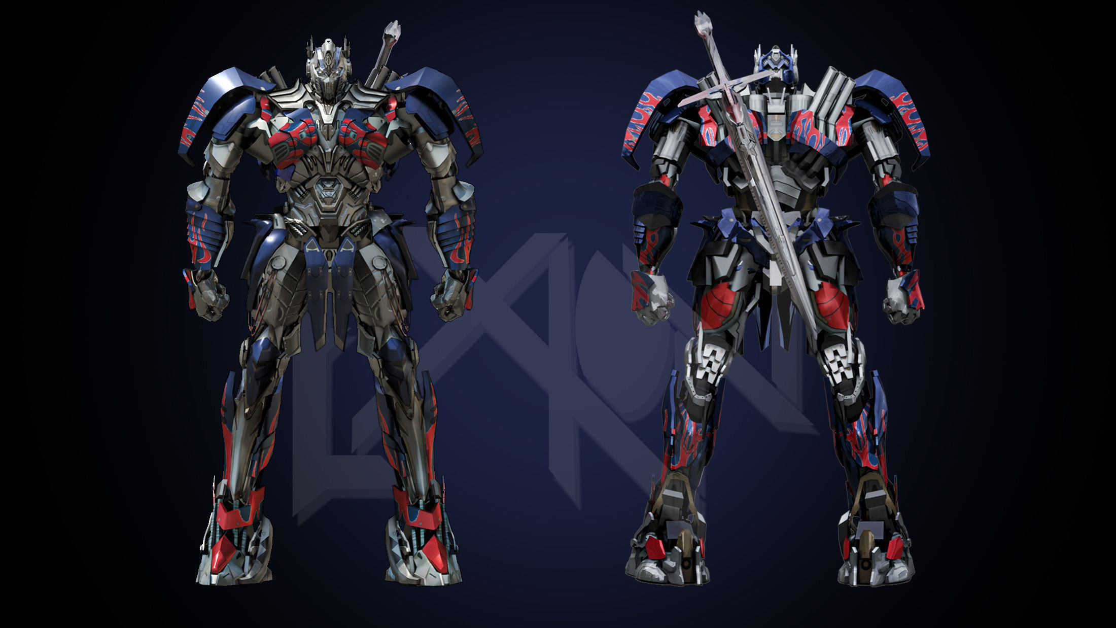 3D model Transformers Optimus Prime DLX TLK VR / AR / low-poly | CGTrader