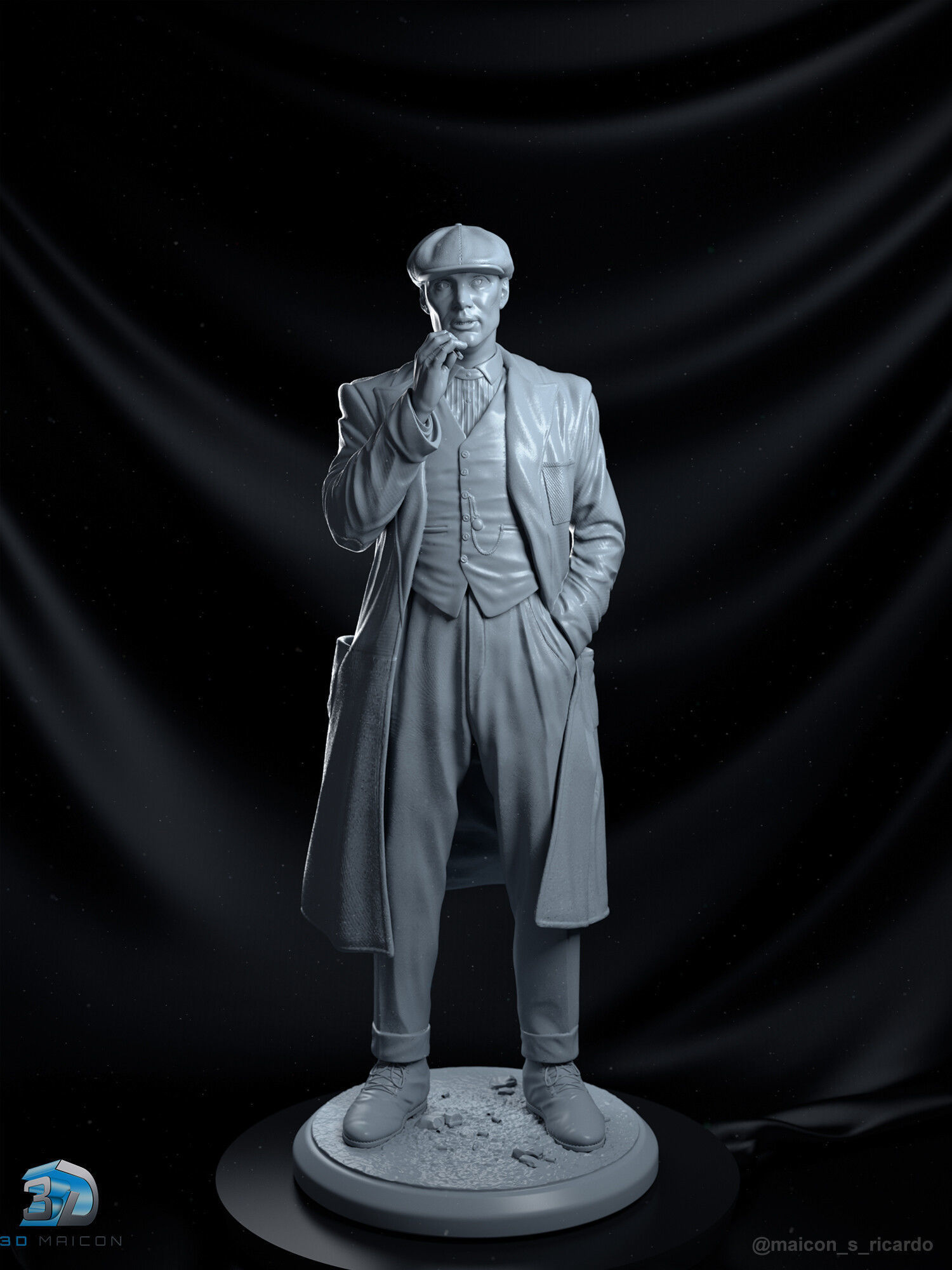Thomas Shelby Peaky Blinders 3D model 3D printable | CGTrader