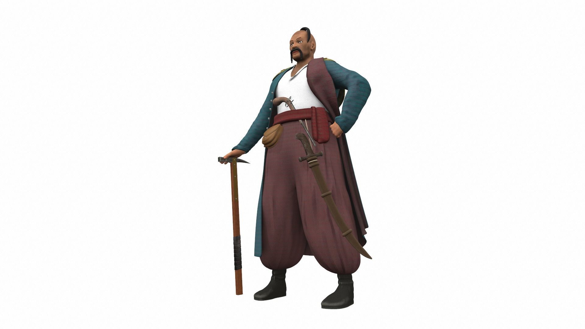 Cossack Bulba 3D model | CGTrader