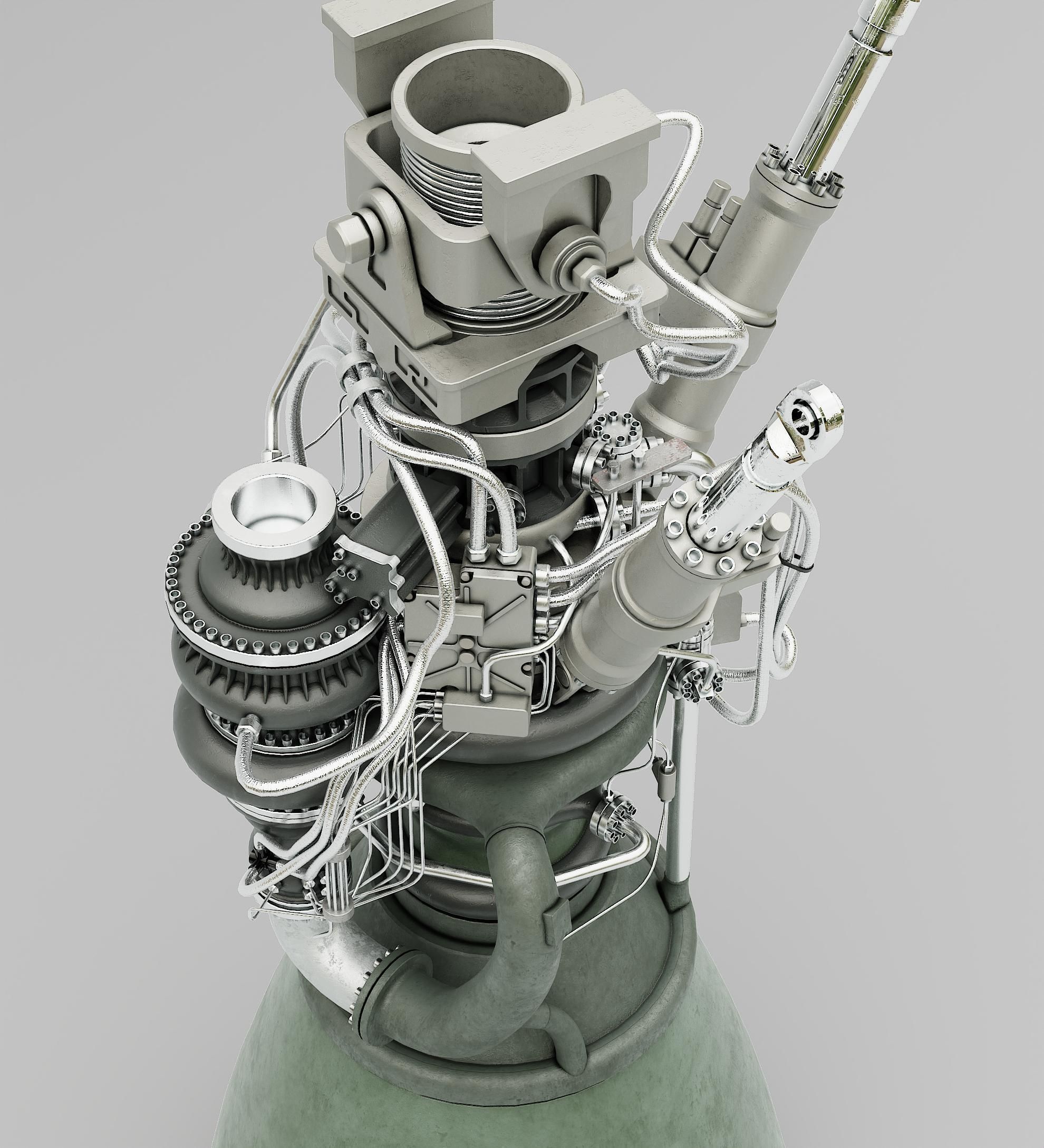 Rocket Engine 3D model | CGTrader