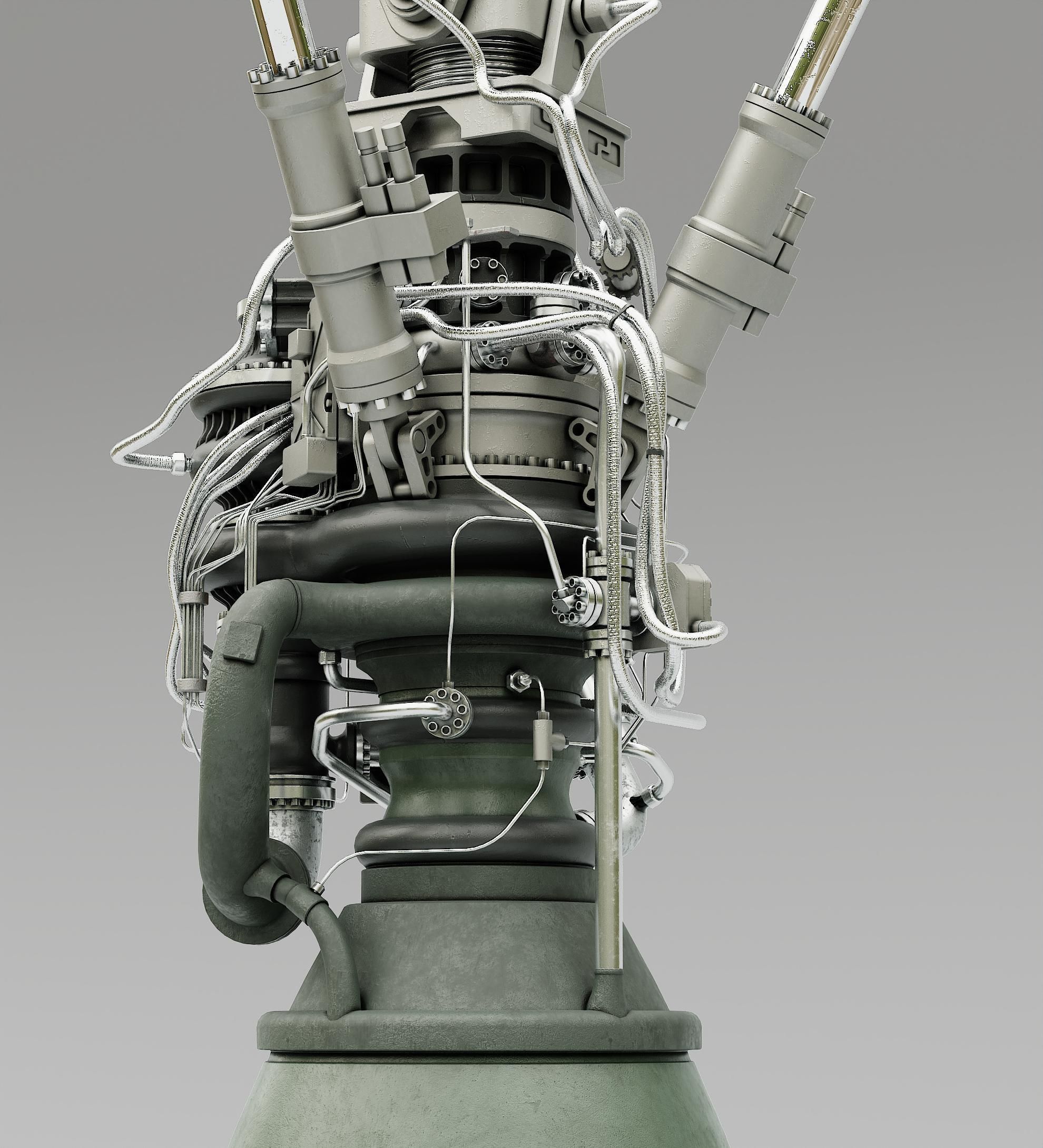 Rocket Engine 3D model | CGTrader