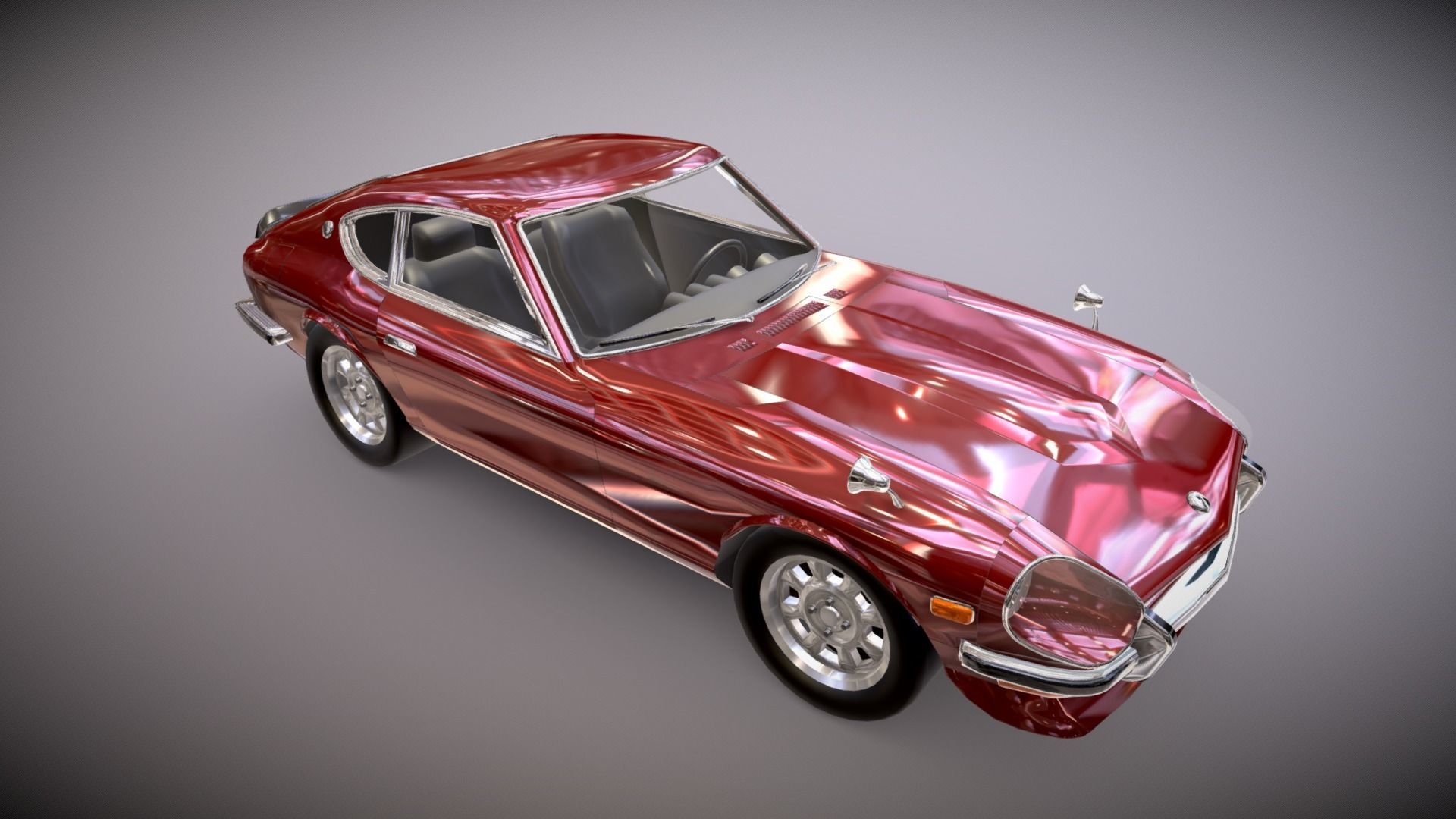 3D model Nissan 240z VR / AR / low-poly | CGTrader