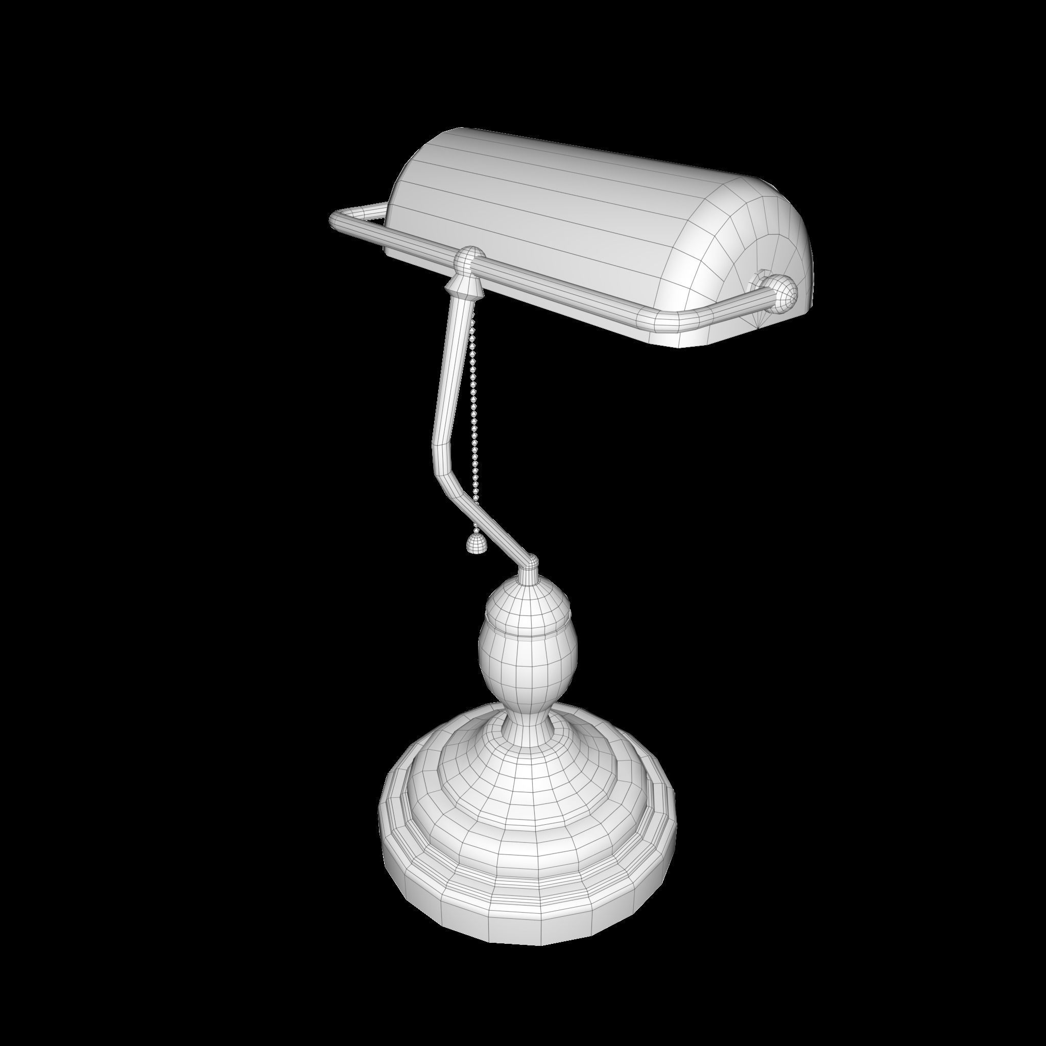 Banker Lamp Low Poly free VR / AR / low-poly 3D model | CGTrader