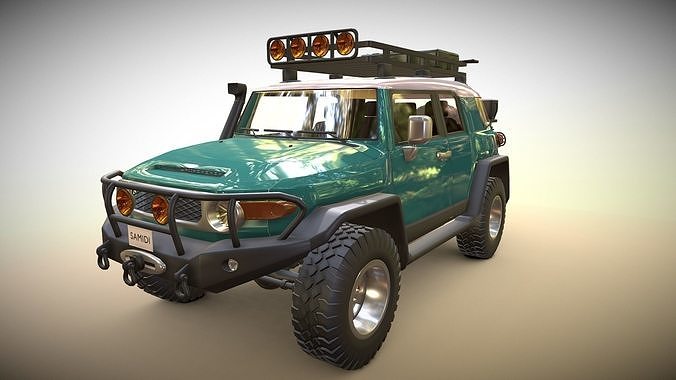 3D model FJ cruiser Offroad VR / AR / low-poly | CGTrader