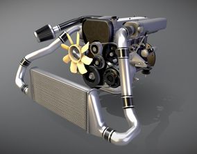 Low-poly Engine 3D Models | CGTrader