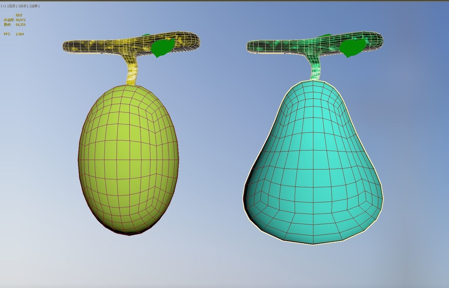 3D model magical fruit strange beautiful fruit magical plant game fruit ...