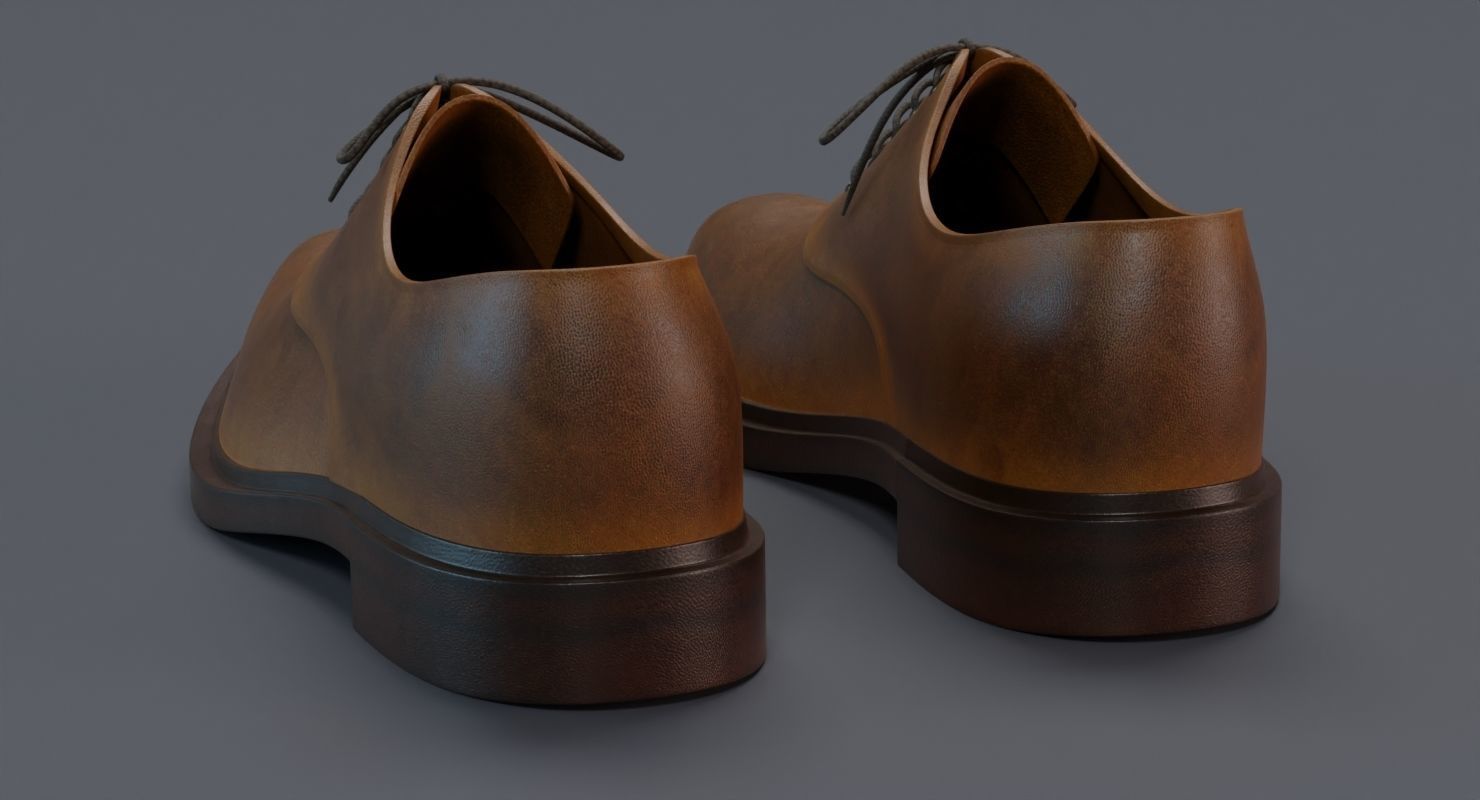 Mens Dress Shoes 3D model | CGTrader