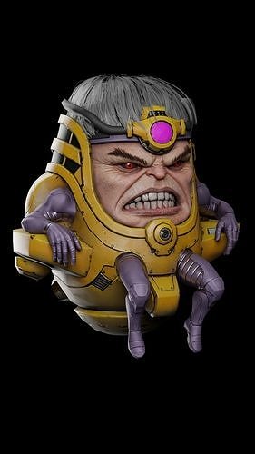 Lord modok 3D model rigged | CGTrader