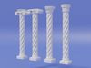 Greek and Roman Twisted Columns 3D model | CGTrader