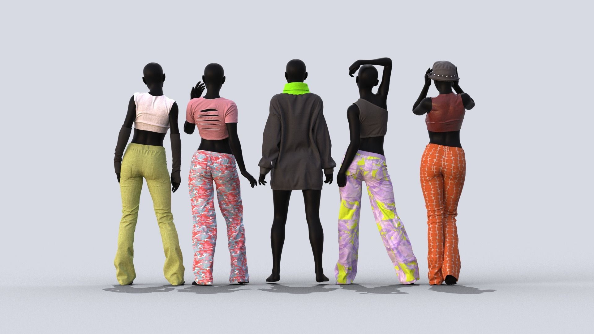 Realistic Female Outfits 3D model | CGTrader