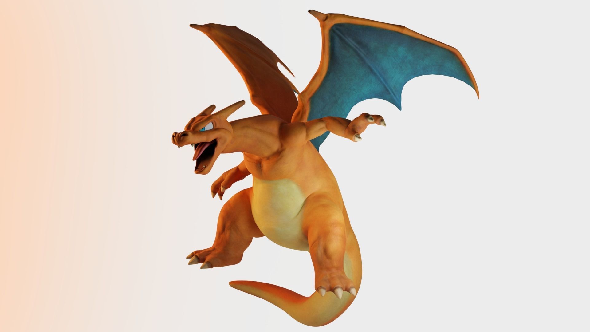 Charizard 3D model rigged | CGTrader