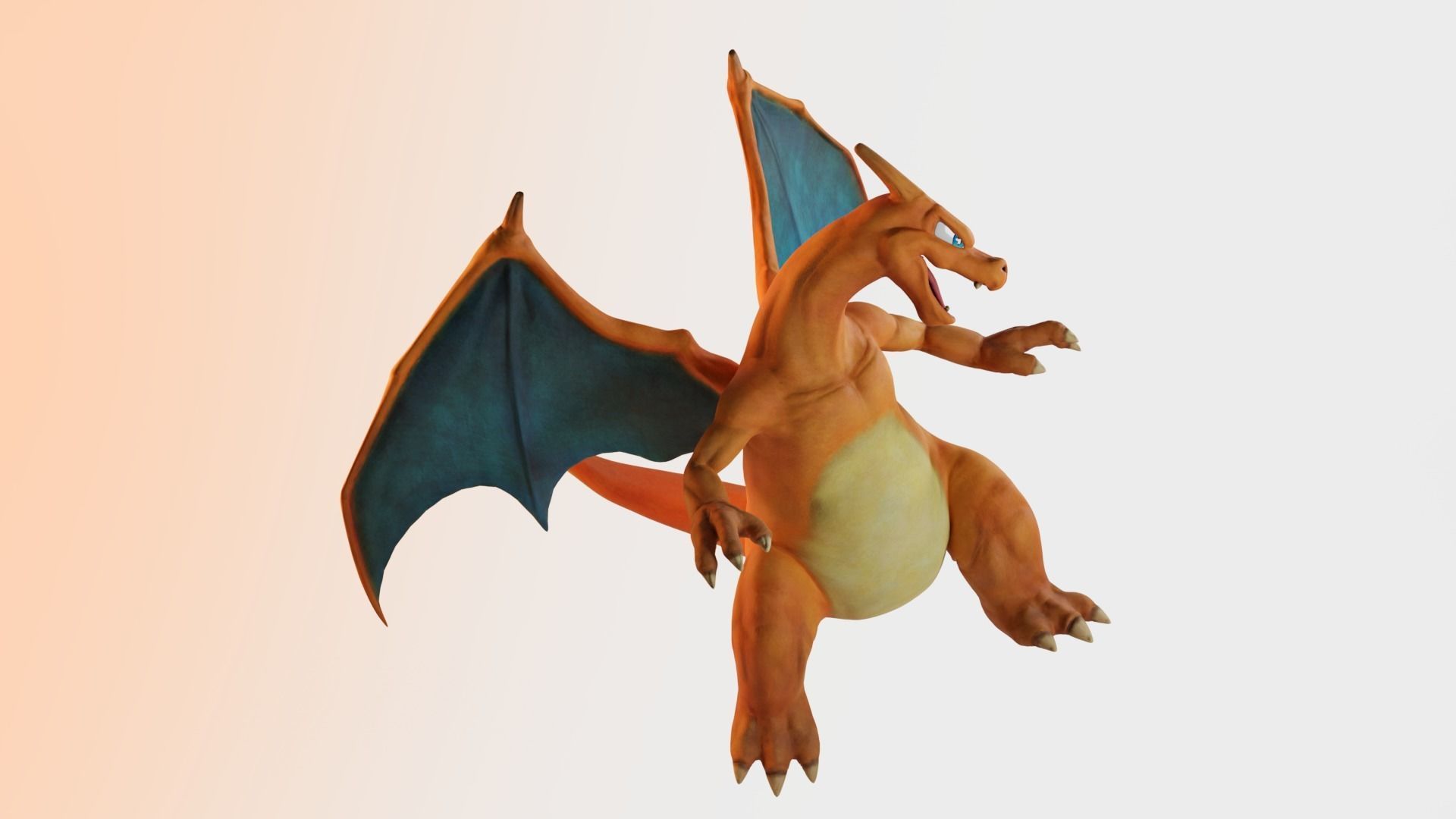Charizard 3D model rigged | CGTrader