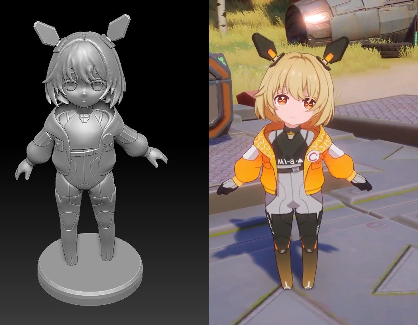 MI-A TOWER OF FANTASY 3D model 3D printable | CGTrader