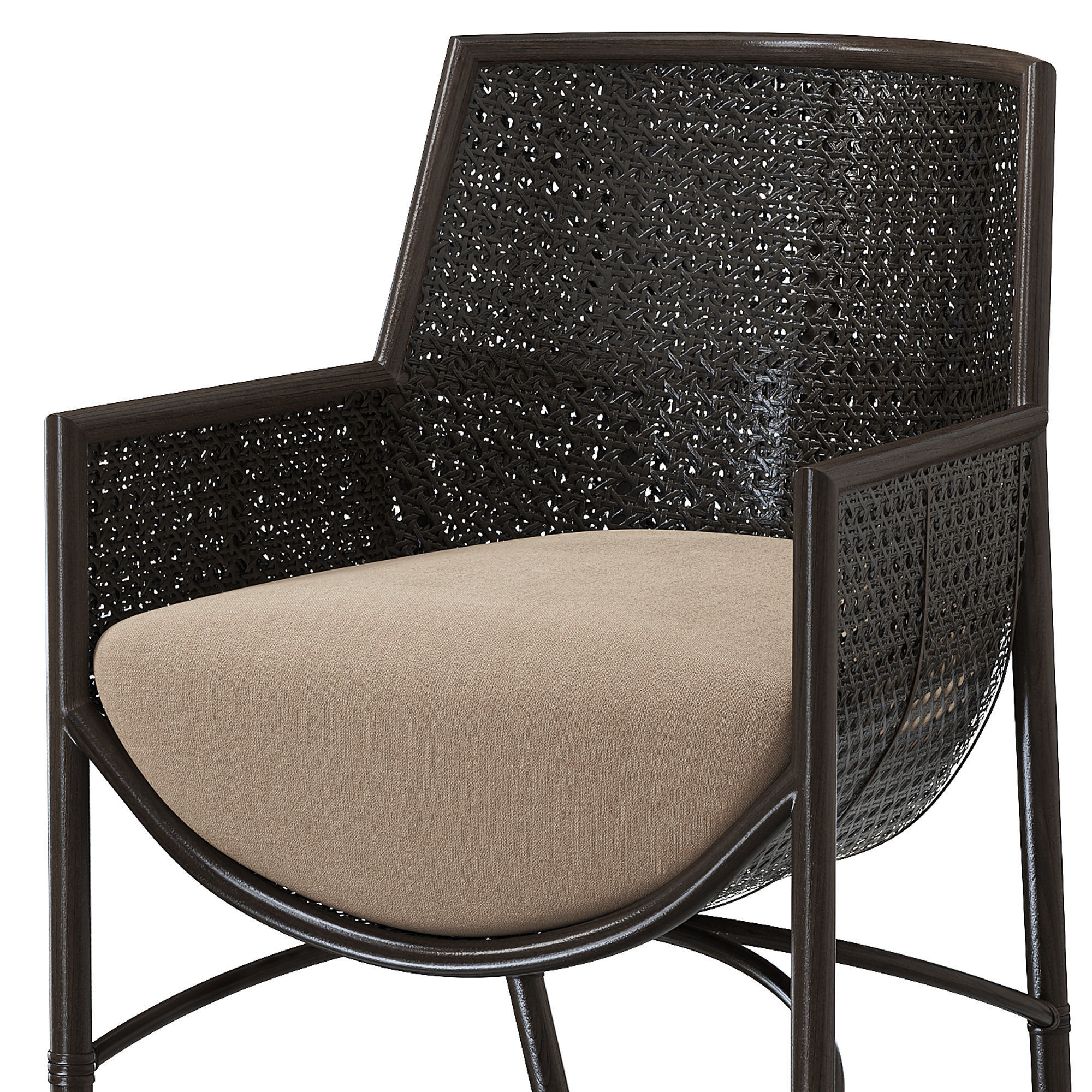 TARU ARM CHAIR by Bakerfurniture 3D model | CGTrader