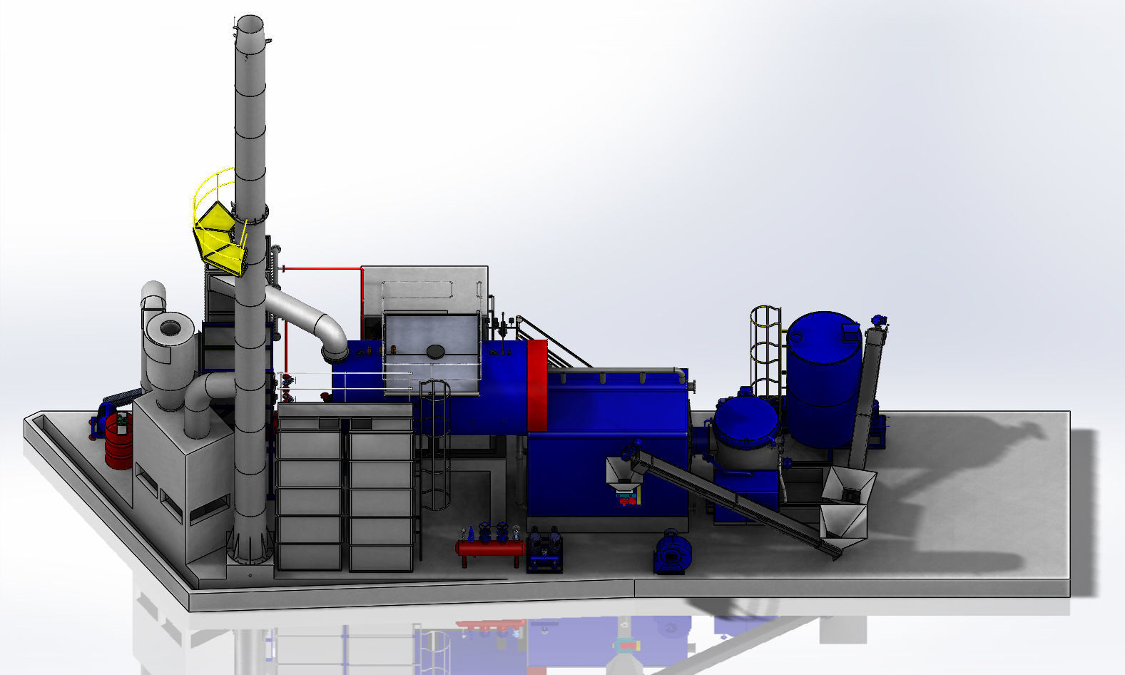 Biomass sawdust Burner 3D model | CGTrader