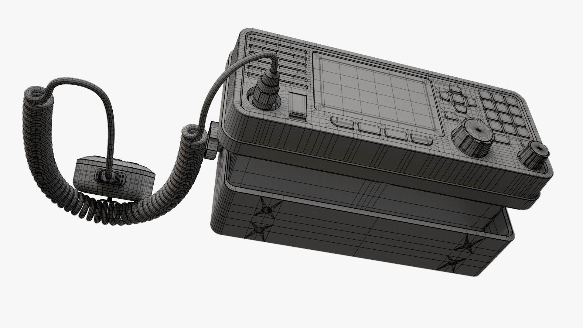 Fixed-Mount VHF Radio 3D model | CGTrader
