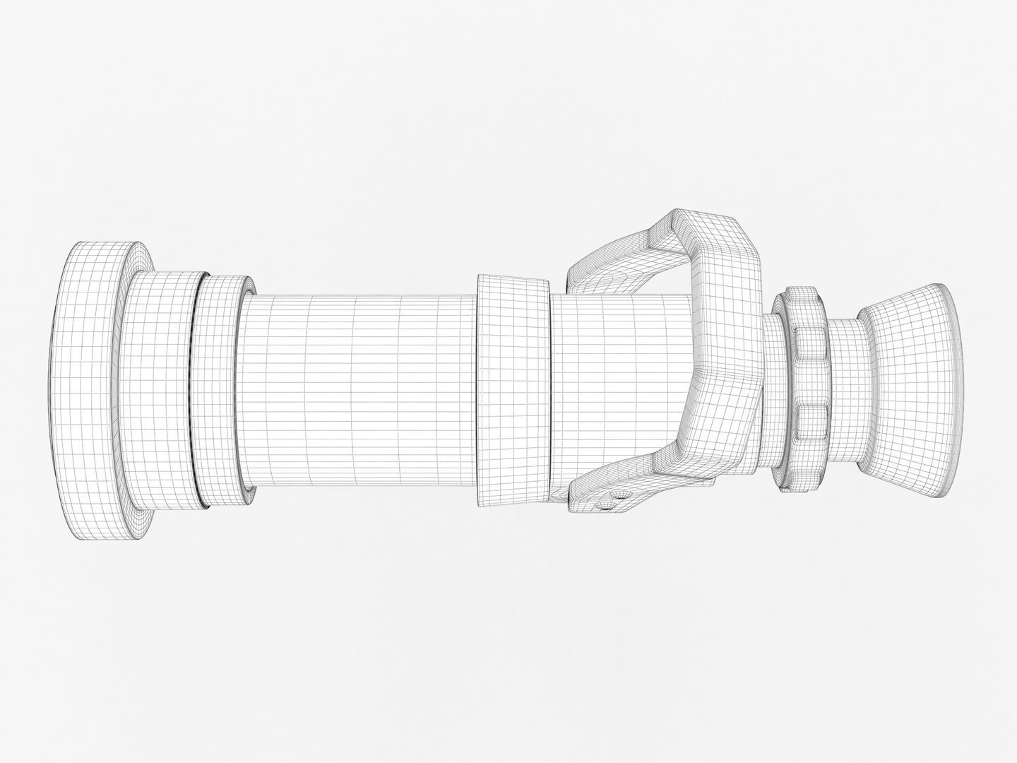Fire Hose Nozzle 3D model | CGTrader