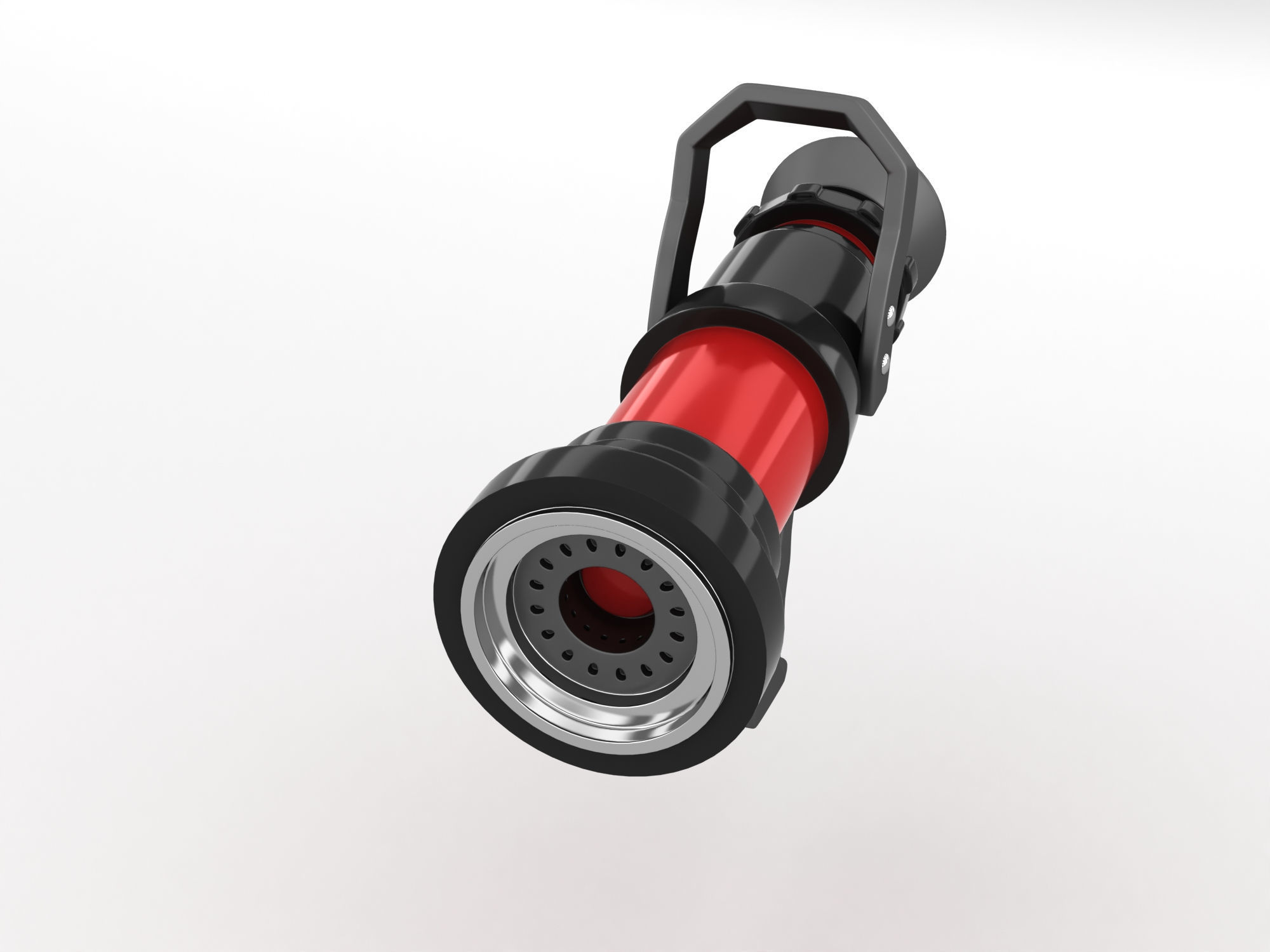 Fire Hose Nozzle 3D model | CGTrader